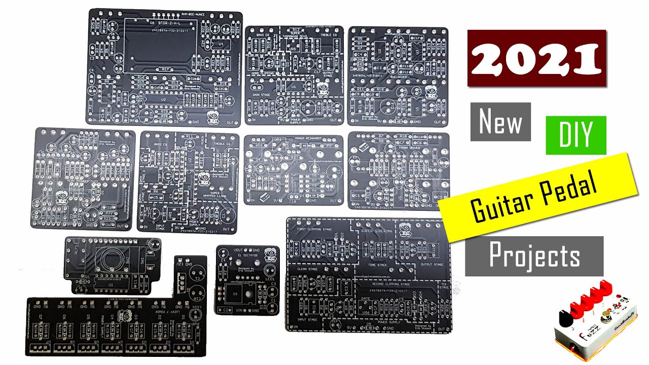 2021 new DIY Guitar Pedal Projects - YouTube