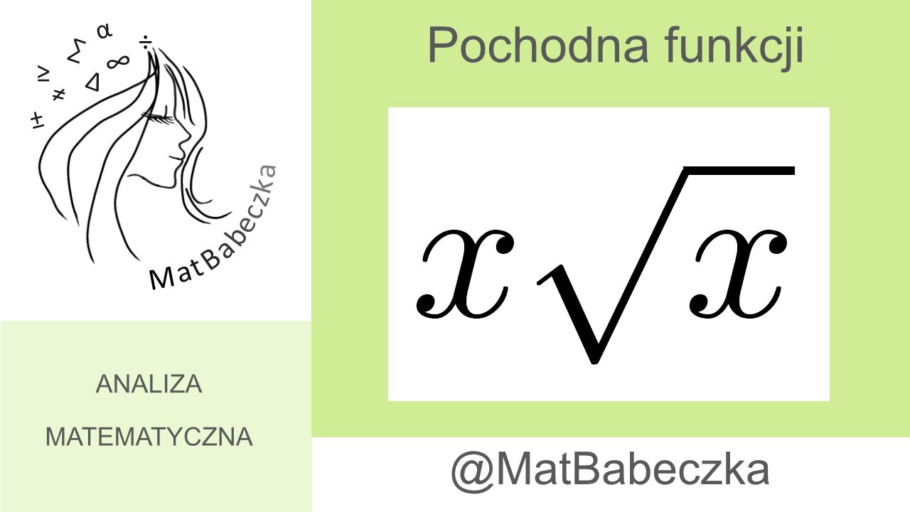 Pochodna funkcji x*x^2 pierwiastek z x - YouTube