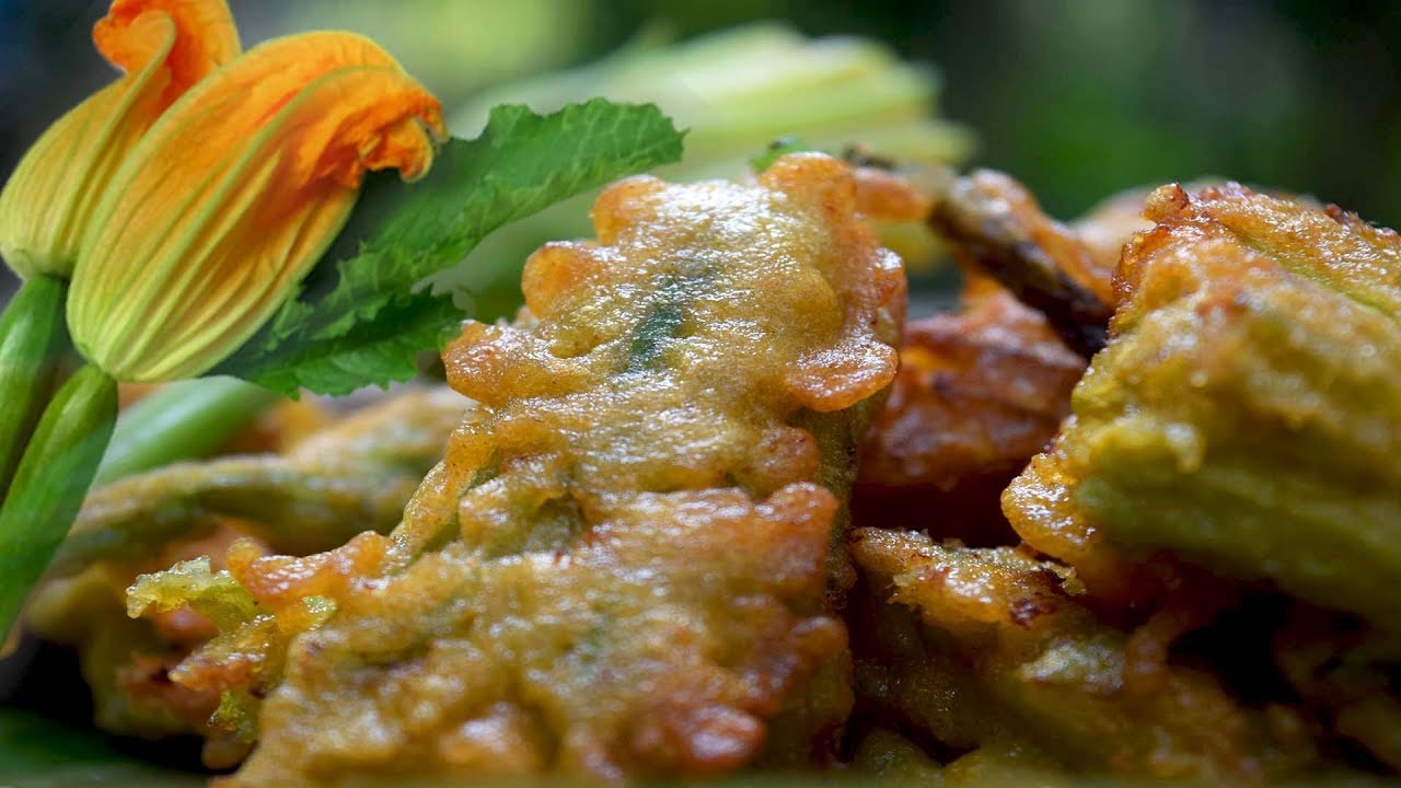 Crispy Pumpkin Flower Village Style Pumpkin Flower Fry Flowers crispy-pumpkin-flower-village-style-pumpkin-flower-fry-flowers