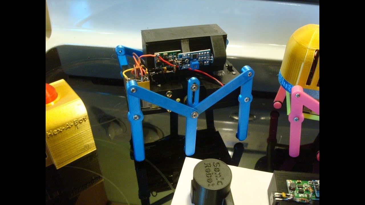 Arduino Helmholtz Sound Sensor for Hex-A-Bot dual drive walking robot ...