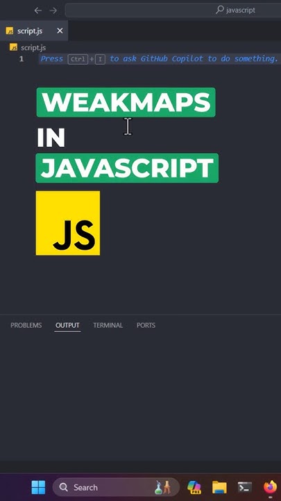 Weak Maps in JavaScript 🔥 #javascriptdev #jsdeveloper - YouTube