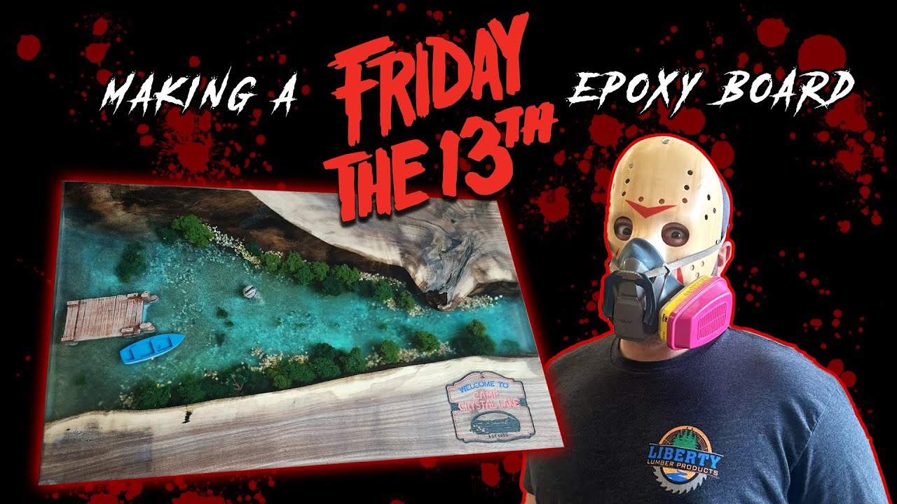 Making a Friday the 13th Epoxy Board - YouTube