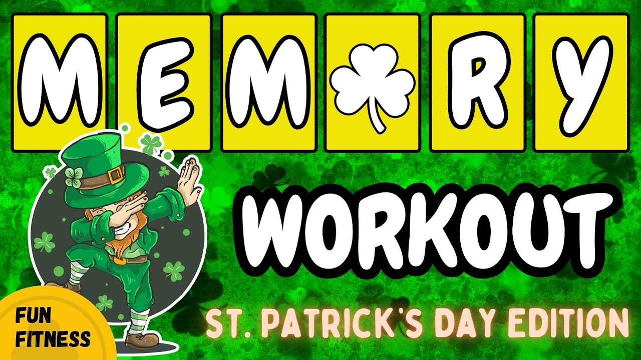 Memory Workout! St. Patrick's Day Edition! Fun Fitness Exercise Video for Kids | Brain Break ...