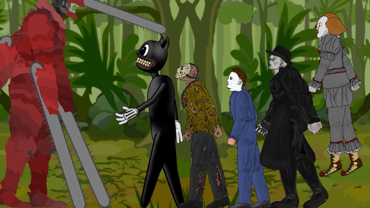 Devils Chainsaw Man, Chainsaw Man, Pochita VS Cartoon Cat, Pennywise ...