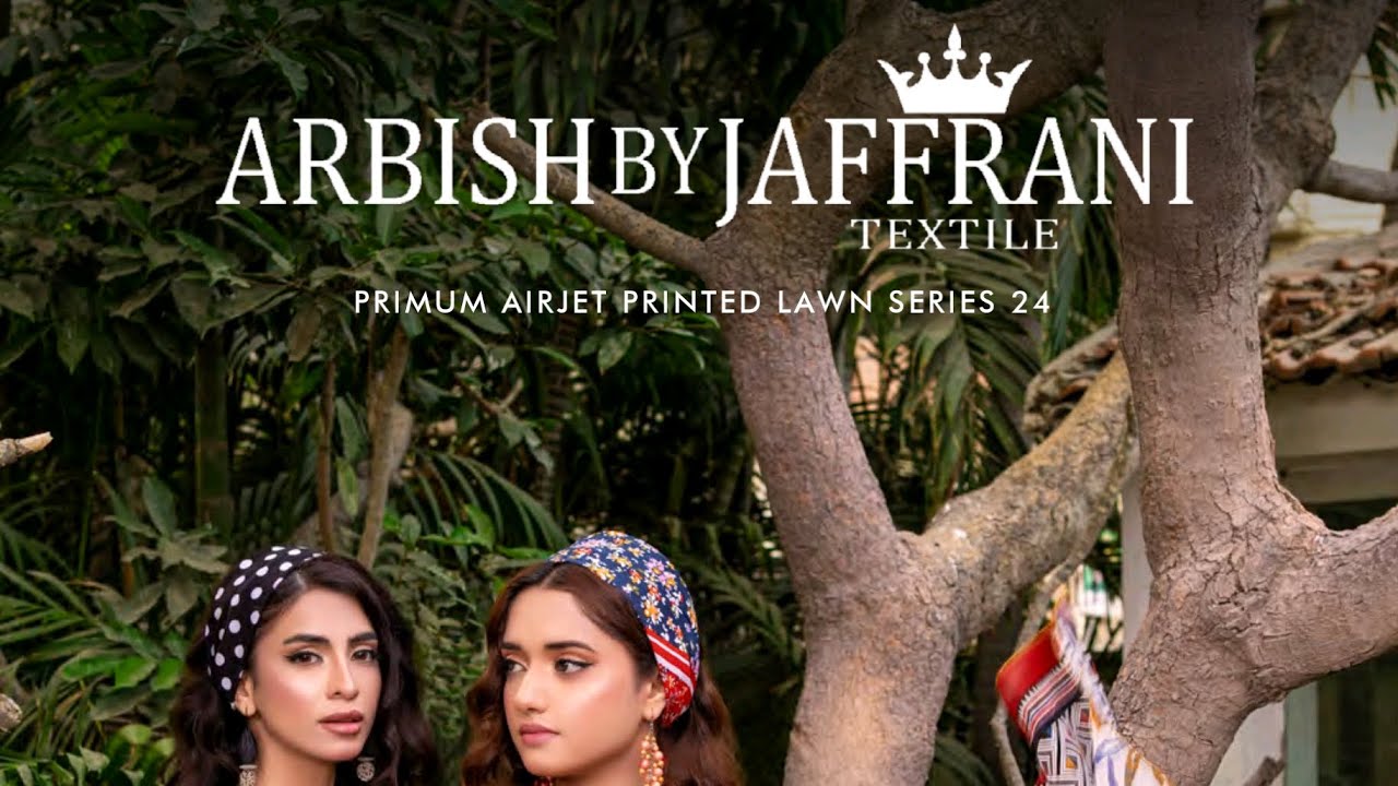 ARBISH LUXURY DIGITAL PRINTED LAWN COLLECTION BY JAFFRANI TEXTILE VOL 3 ...