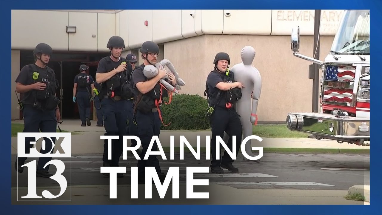 Active shooter training helps officers prepare for worst - YouTube