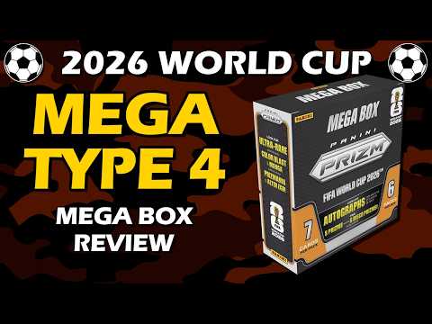 2026 Panini Prizm World Cup Retail Mega Box FIFA Fußball Review