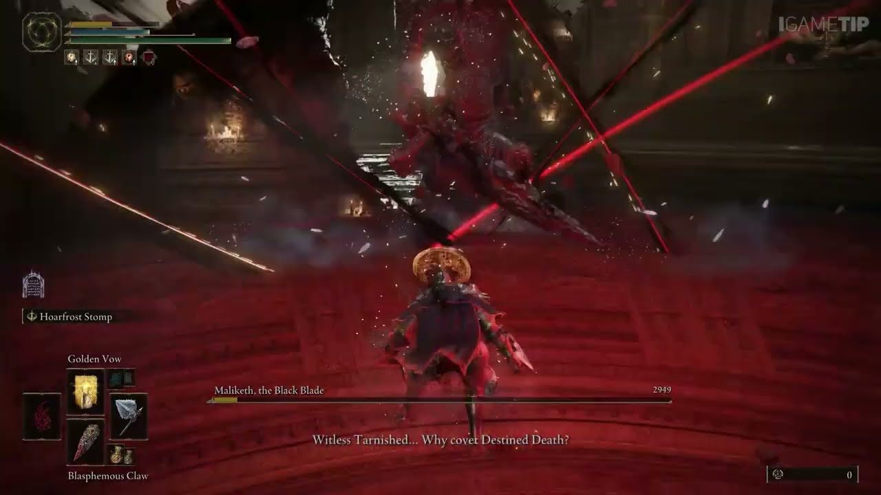 ELDEN RING MALIKETH, THE BLACK BLADE BOSS CHEESE KILL - YouTube