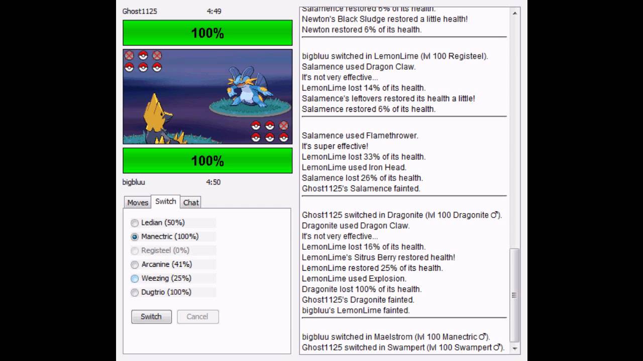 Shoddy Battle Random Match 1 - vs. Ghost1125 - YouTube