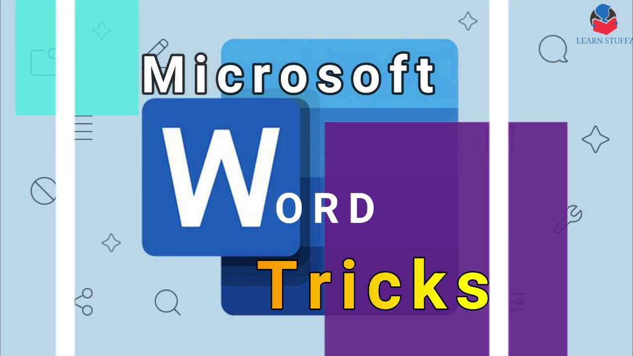 Microsoft Word Tricks 2007 And Upwards Learnstuffz Youtube