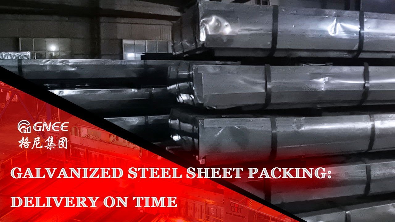 Galvanized Steel Sheet Packing | Galvanized Steel Metal - YouTube