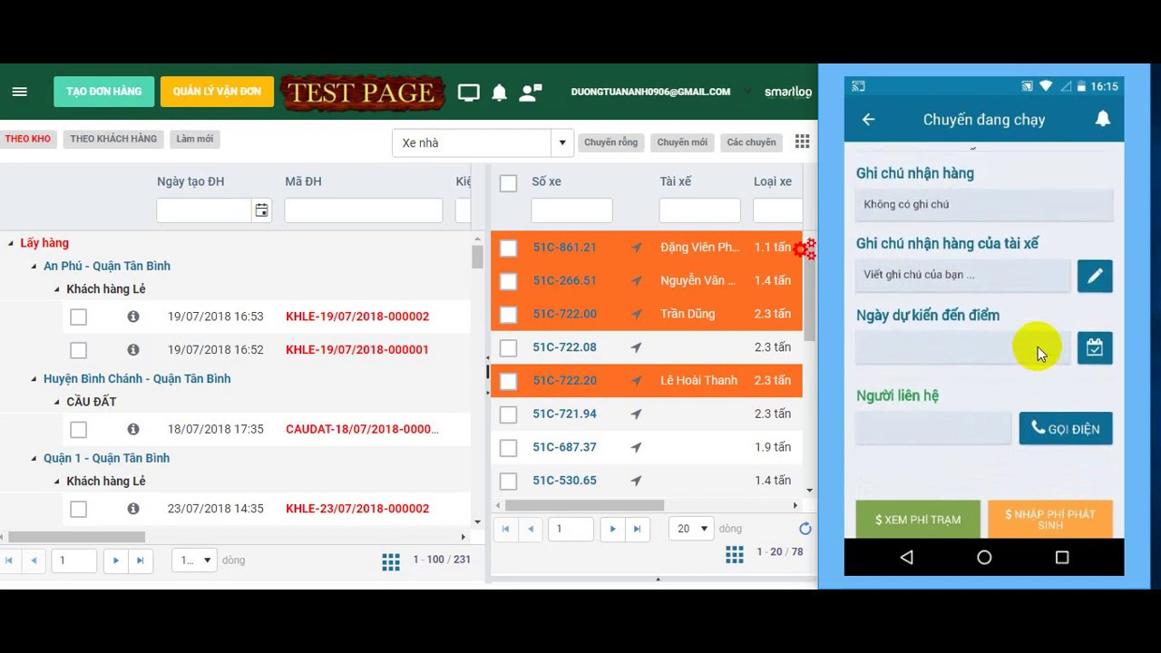 Smartlog | Hướng dẫn Mobile Apps cho tài xế Parcel - YouTube