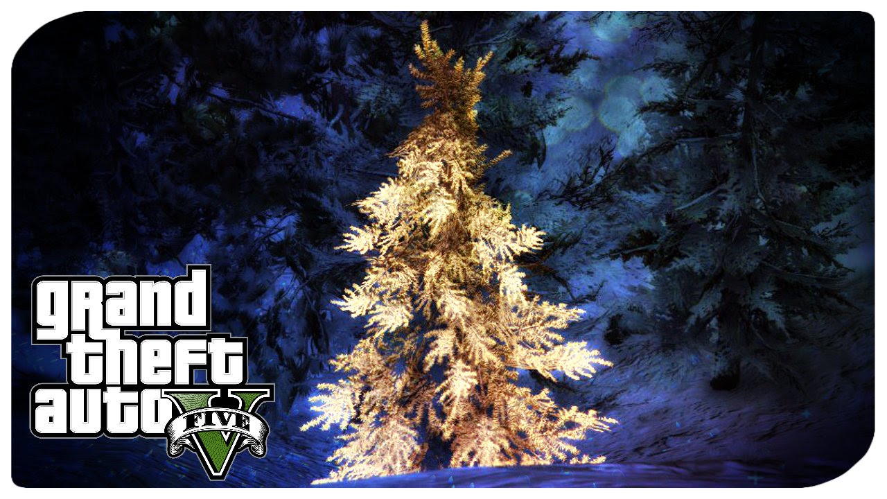 GTA V: Golden glowing Tree! - YouTube