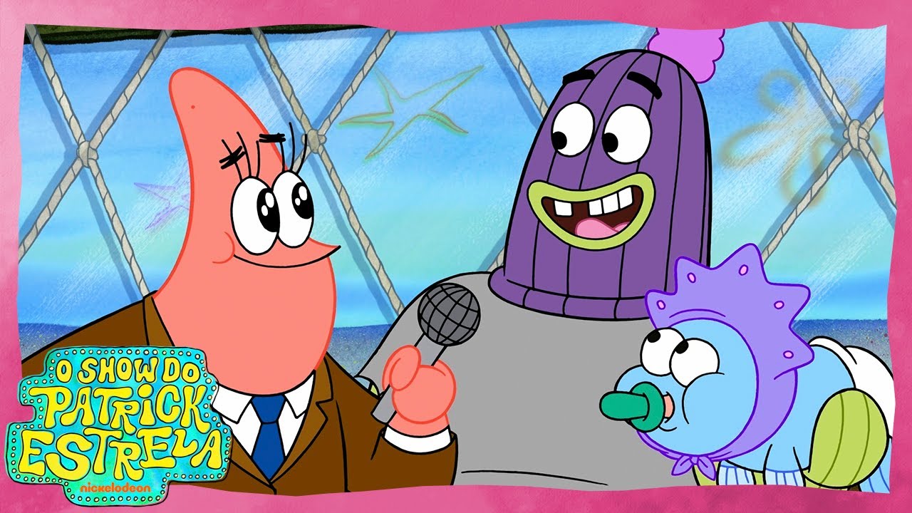 O Show do Patrick Estrela | Patrick tem um NOVO emprego!| Bob Esponja em Português - YouTube