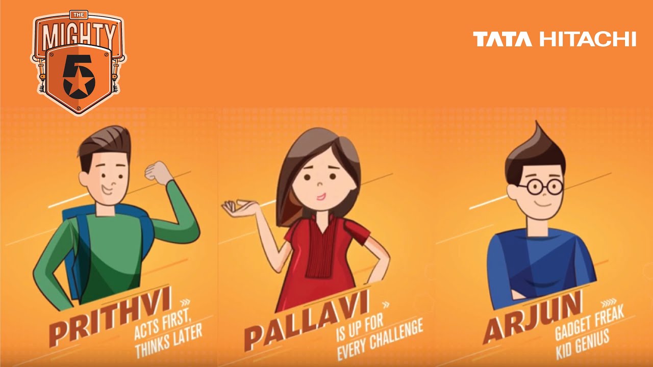 The Mighty 5- Character Introduction - YouTube