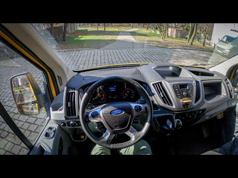 Ford Transit 2017 ( 2.0 TDCI 105 HP ) | POV Test Drive #462 Joe Black