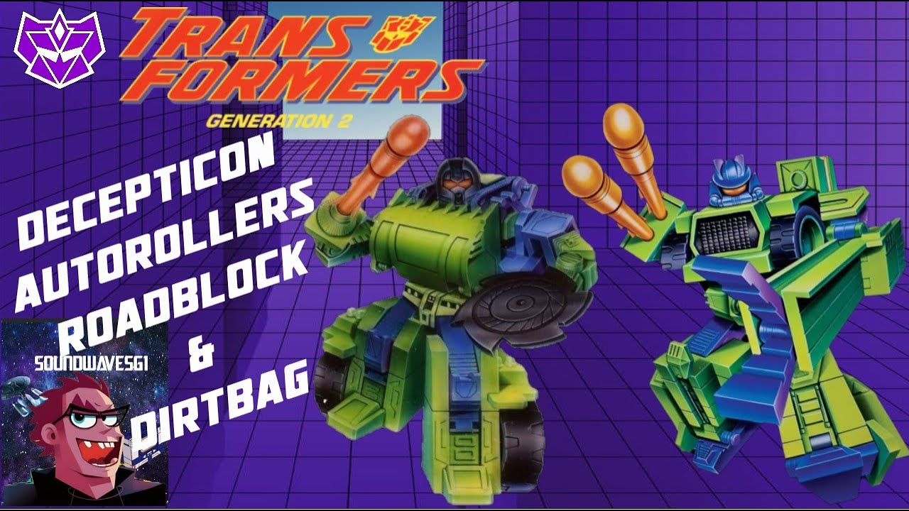 Transformers: Generation 2 Autorollers Dirtbag & Roadblock - YouTube