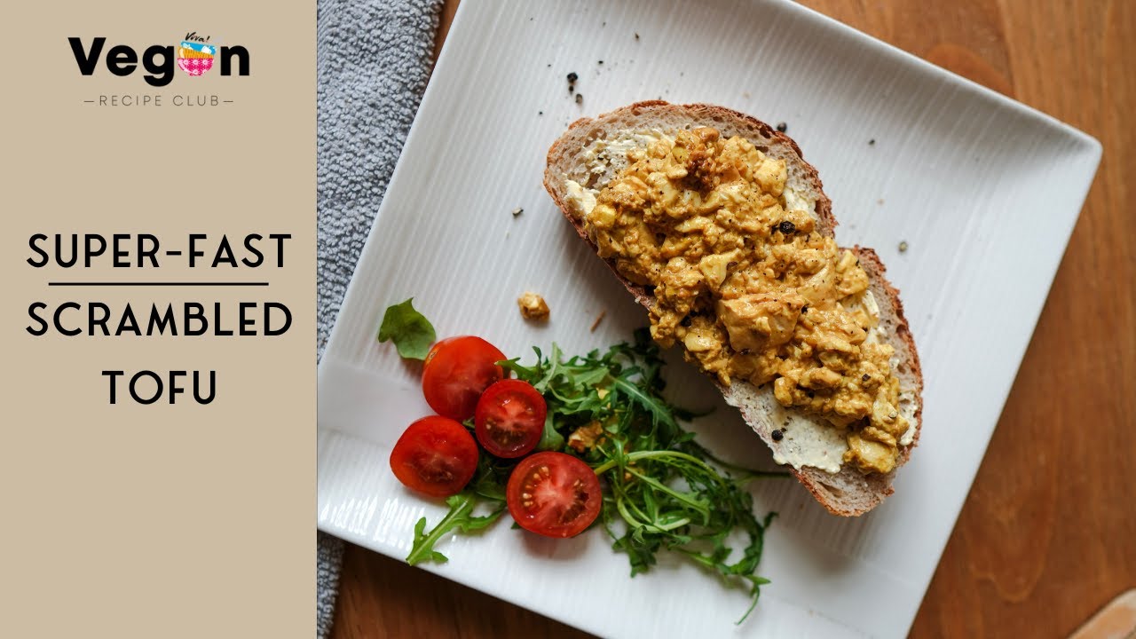 Super-Fast Scrambled Tofu - YouTube
