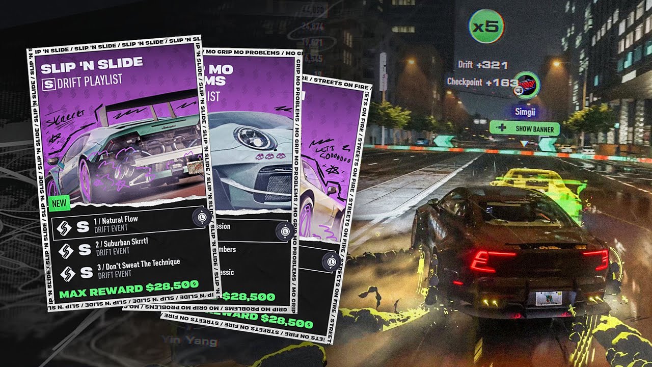 NFS Unbound - All New Drift Playlists (Vol.3) - YouTube