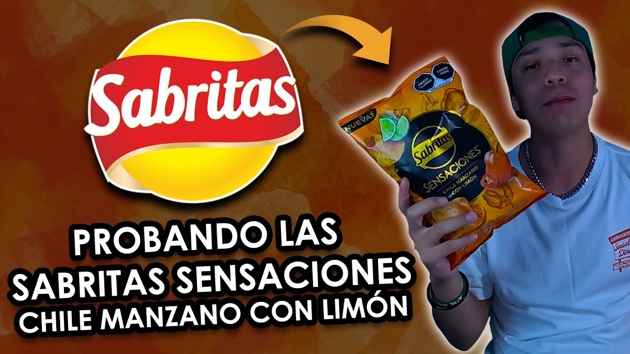 PROBANDO la SABRITAS SENSACIONES sabor Chile Manzano y Limón - YouTube