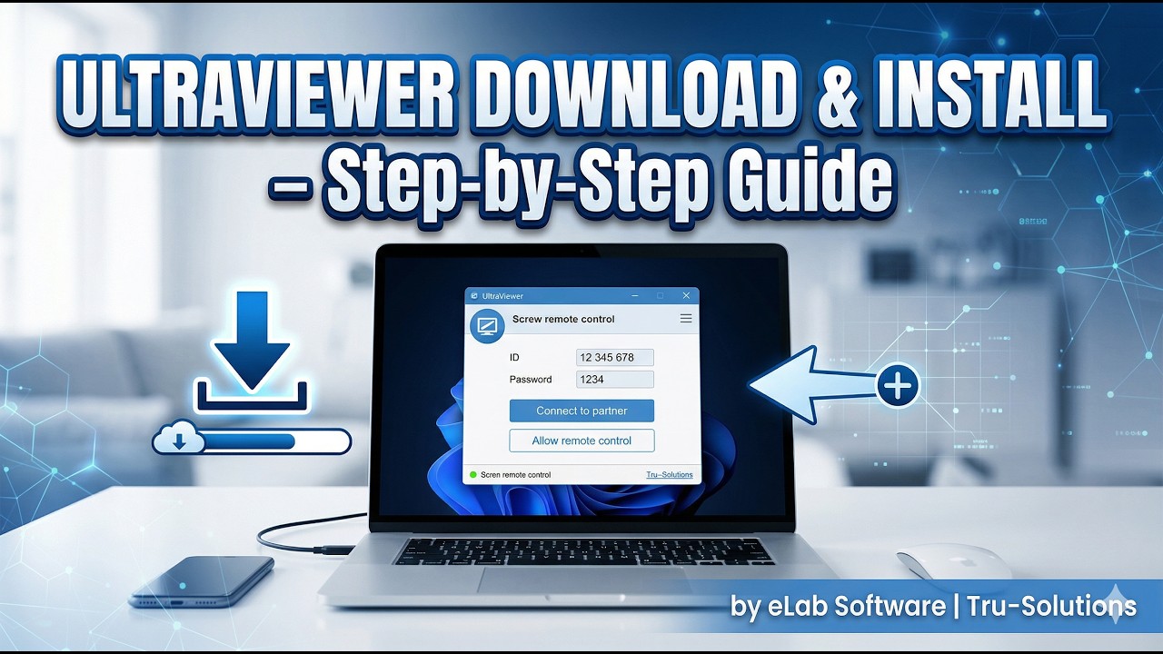 How to Download and Install UltraViewer on PC/Laptop | eLab Software ...