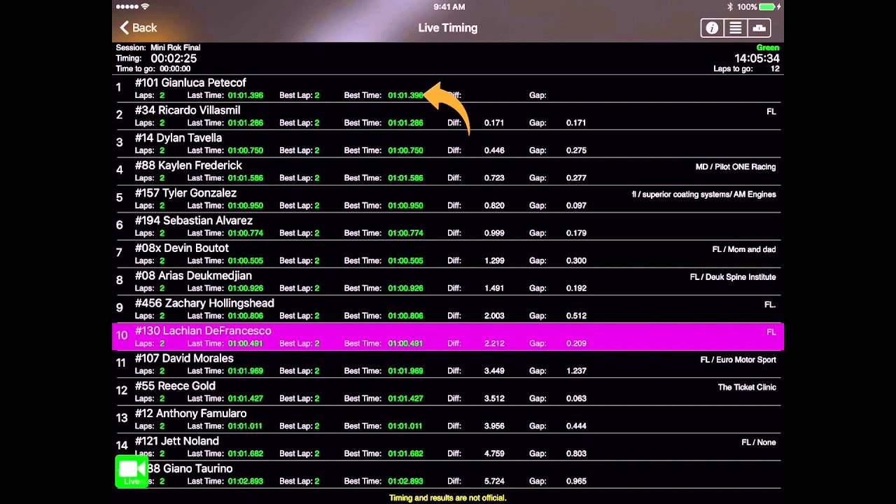 Race Monitor Colors - YouTube