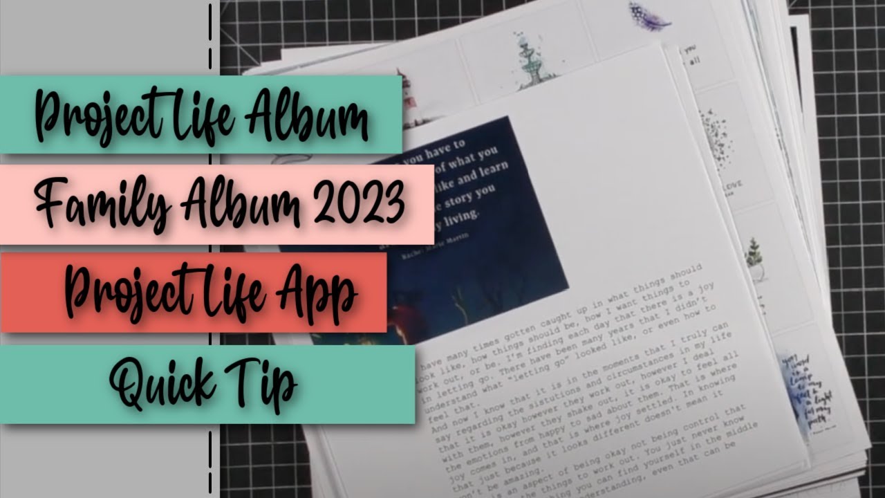 Quick Tip Using Project Life App For Adding More Cards To Your Stash ...