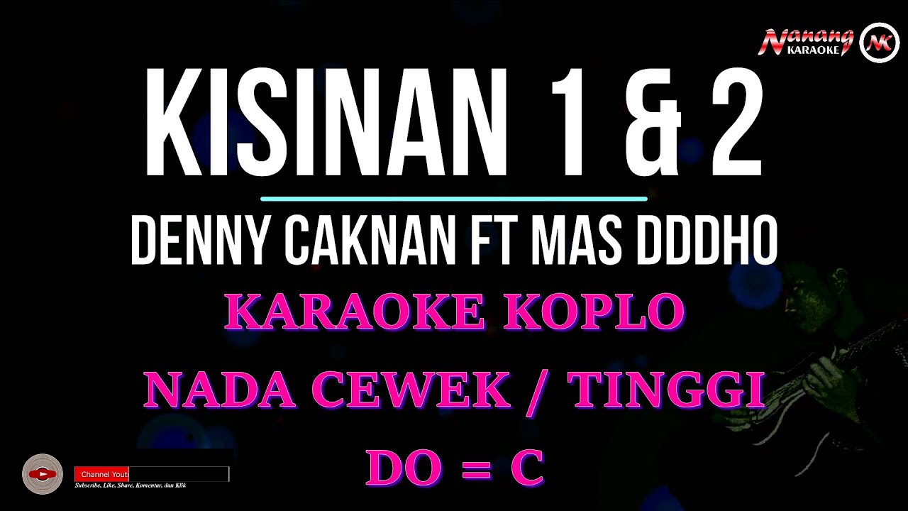 Kisinan 1 & 2 - Denny Caknan Feat Masdddho ( Karaoke Video Lirik Nada ...