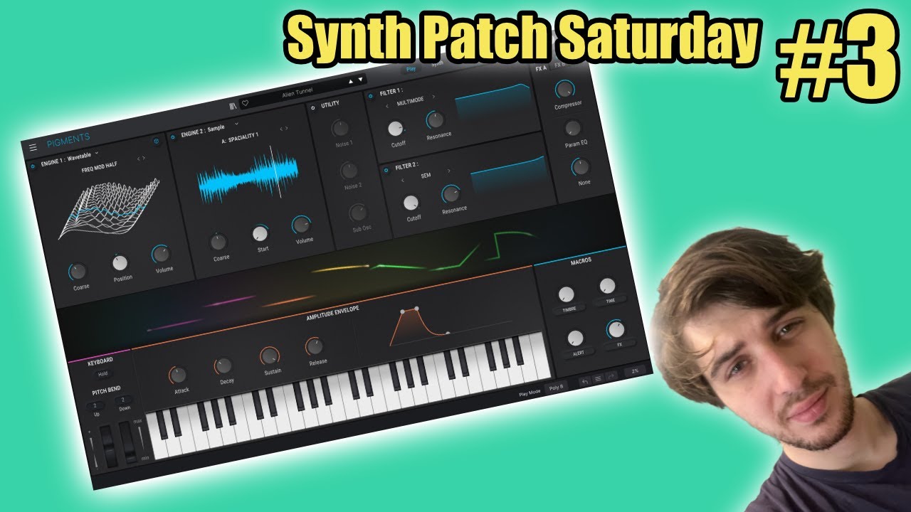 Pointy Plucky - Synth Patch Saturday #3 (Pigments Pluck) - YouTube