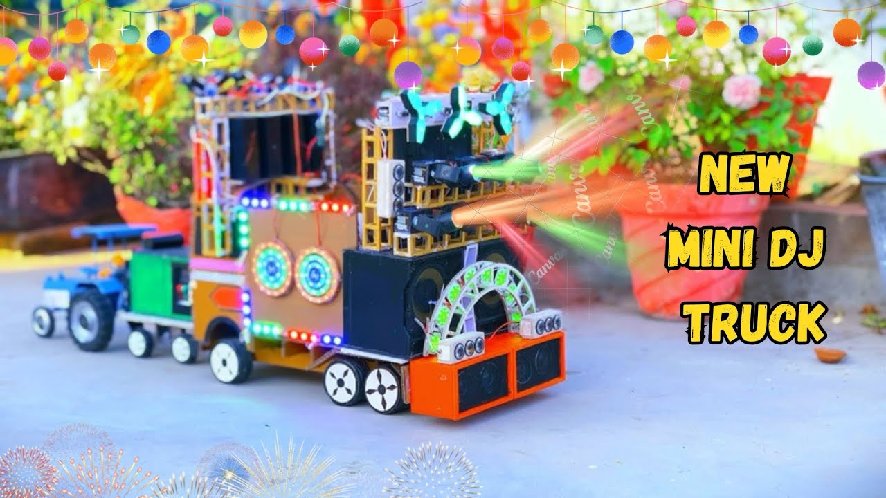 New mini dj decoration | Mini Dj Truck Loading At-New Home Dj toy | dj ...