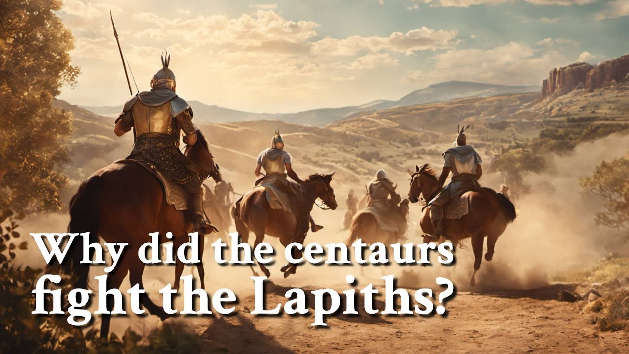 Why did the centaurs fight the Lapiths? Greek Mythology Story - YouTube