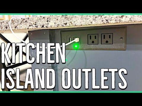 How To Put An Outlet In A Kitchen Island