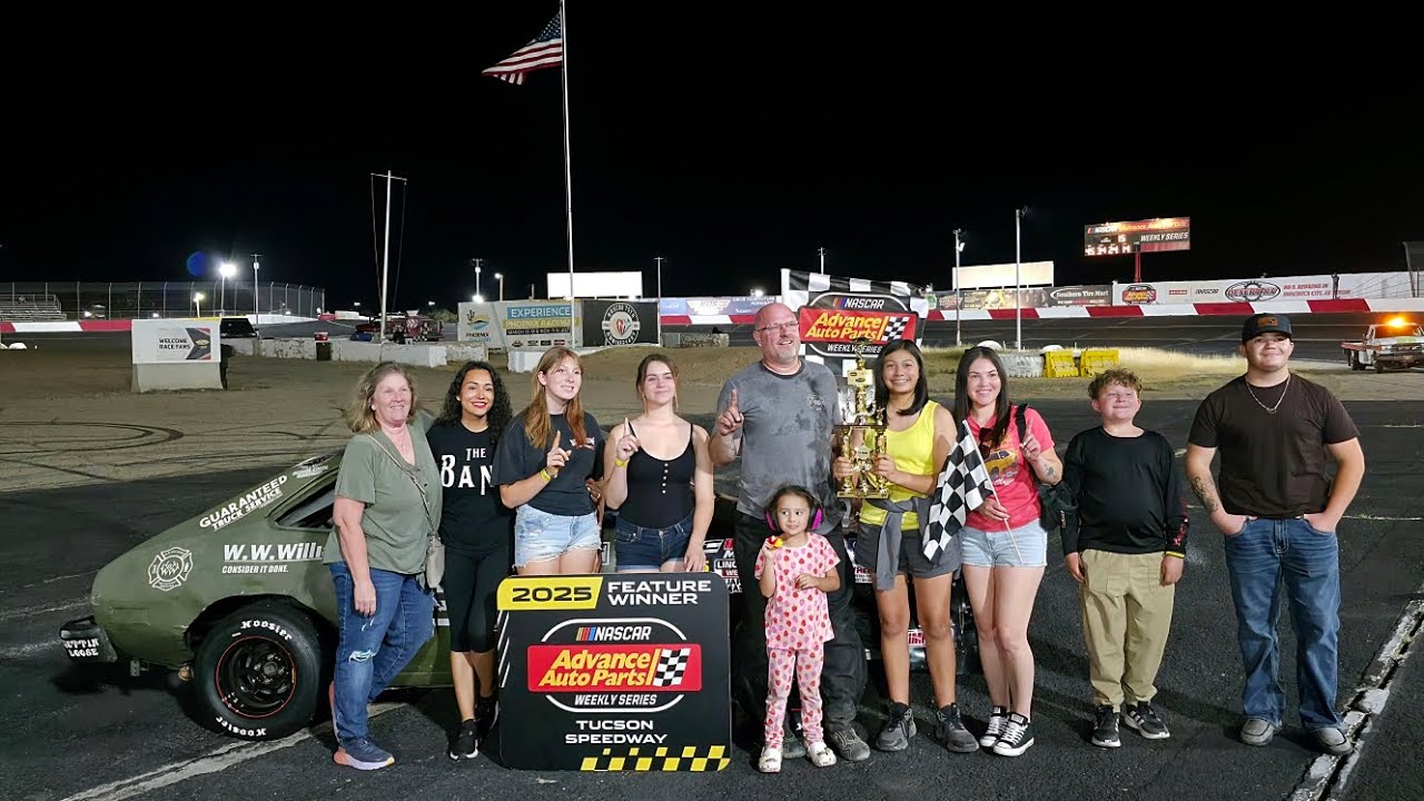 NASCAR Mini Stock Main Event At Tucson Speedway May 31st 2025 - YouTube