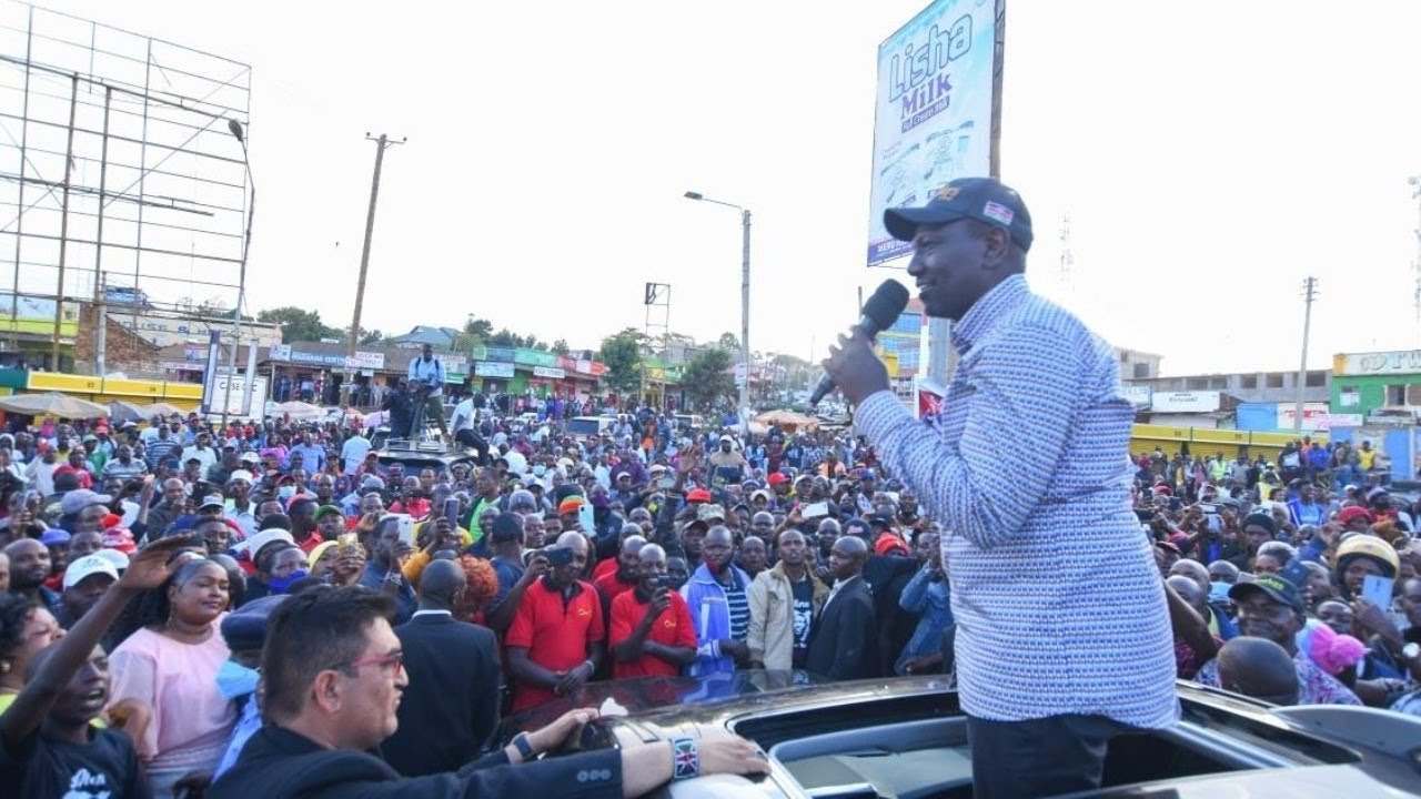 LIVE! RUTO HOLDS A HUGE PUBLIC RALLY AT KIRITIRI MARKET, EMBU COUNTY ...