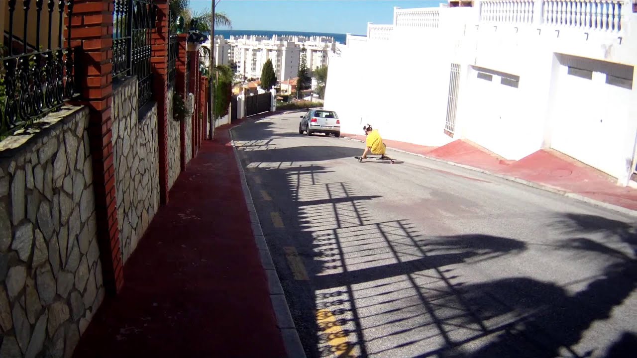 longboard freeride // incline fro pick - YouTube