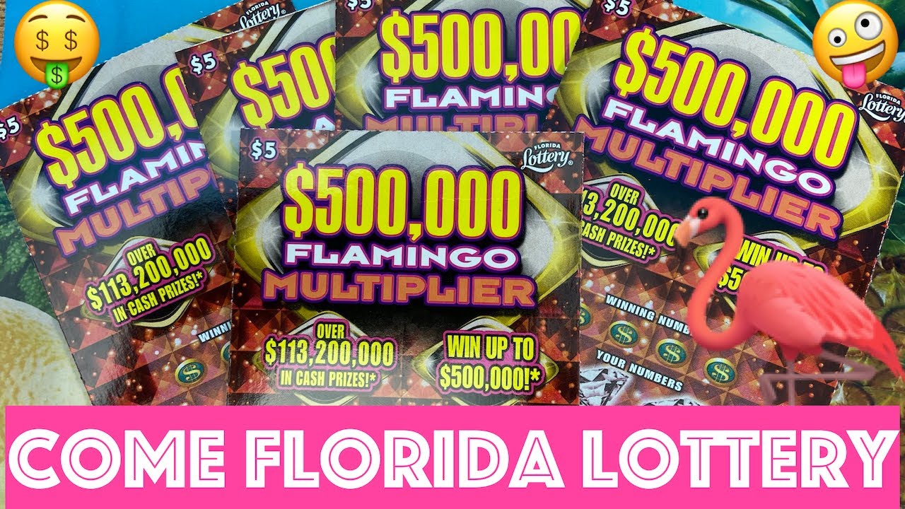 FLORIDA LOTTERY SCRATCH OFF TICKETS $500,000 FLAMINGO MULTIPLIER 🤑🤞🍀 ...