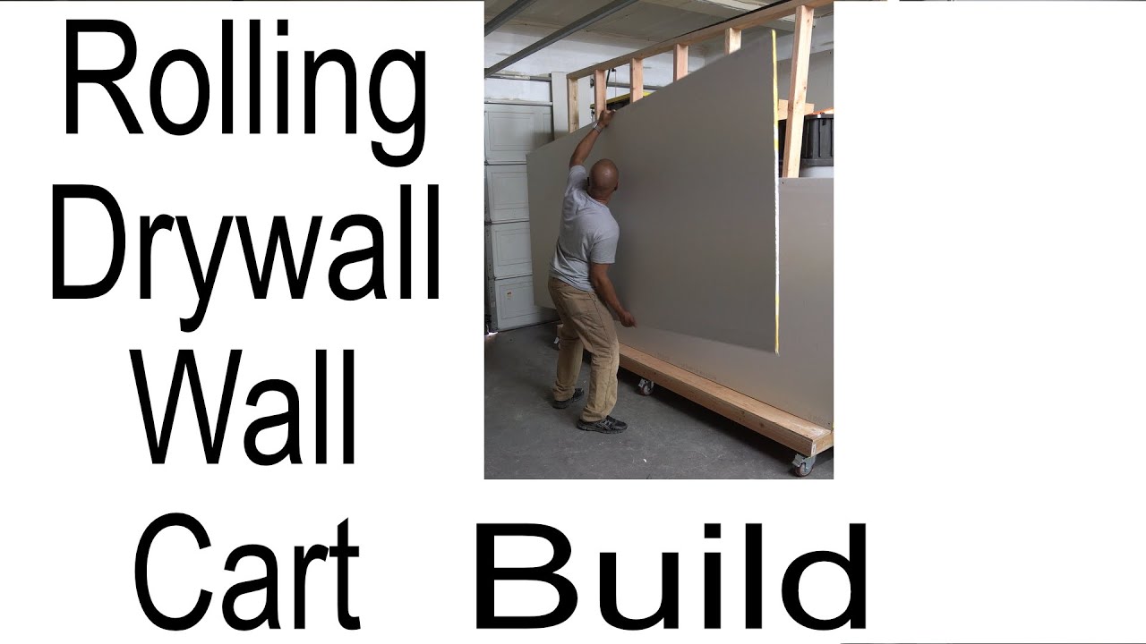 Building a drywall wall cart - YouTube