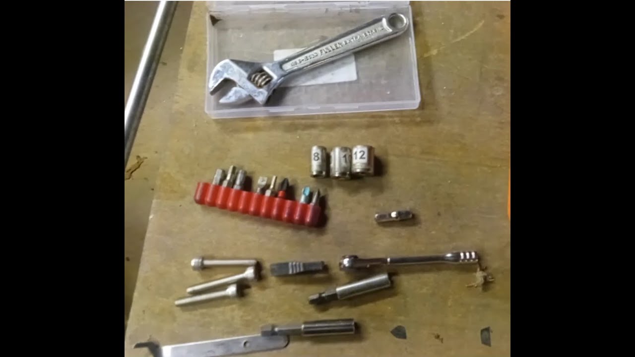 My simple light weight motorcycle tool kit - YouTube