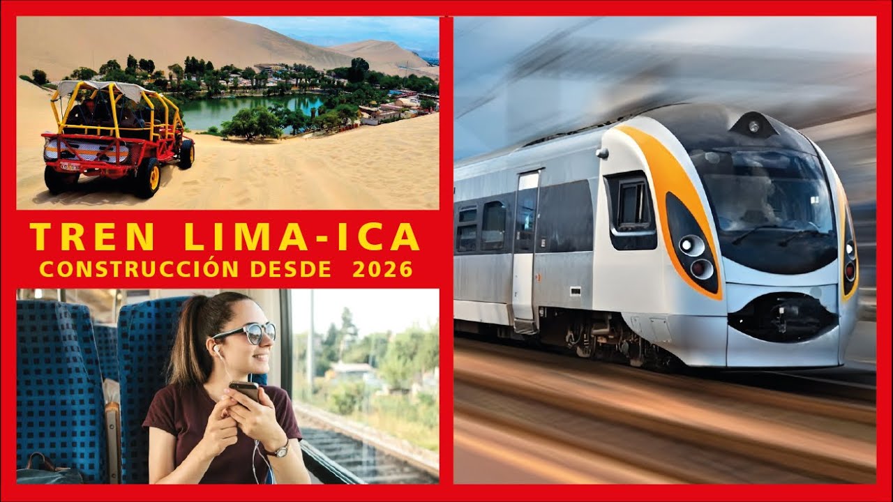 Tren Lima-Ica se construirá desde el 2026 - YouTube