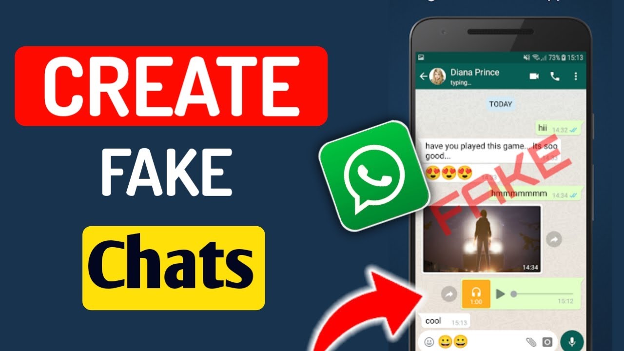 How To Create Fake Whatsapp Chat | Create Fake Whatsapp Conversation ...
