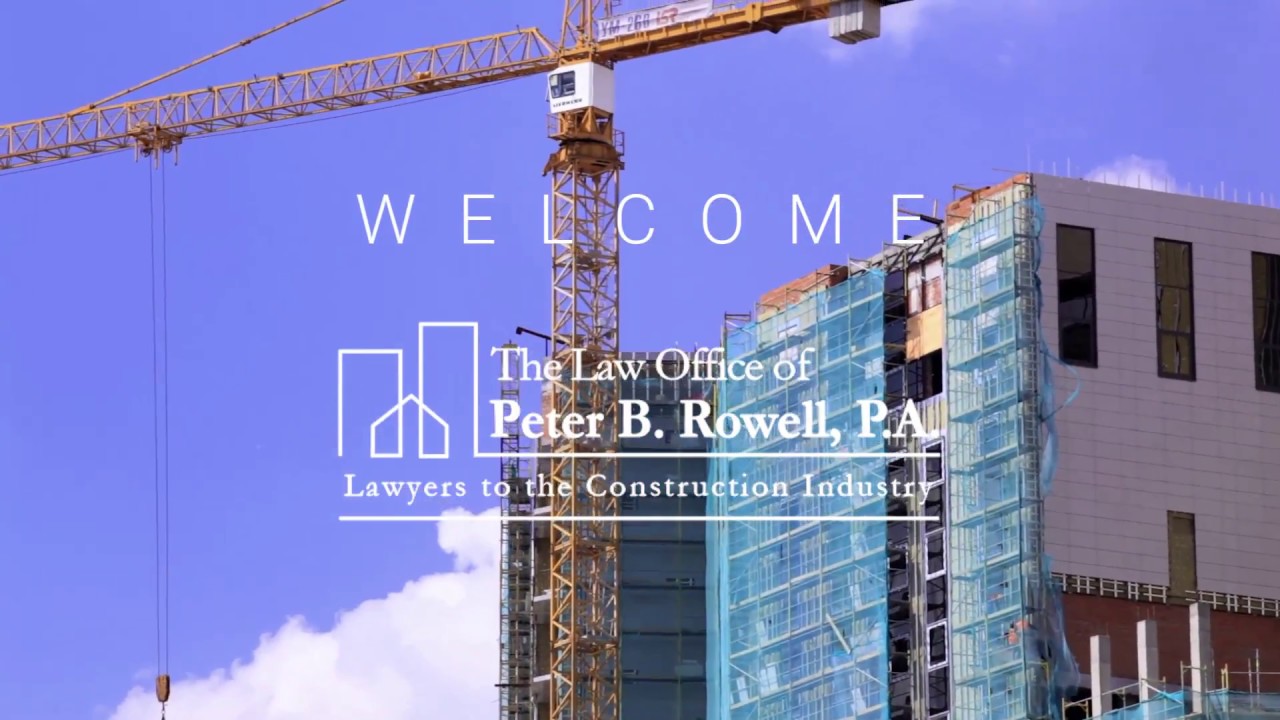 The Law Office of Peter B. Rowell, P.A - YouTube