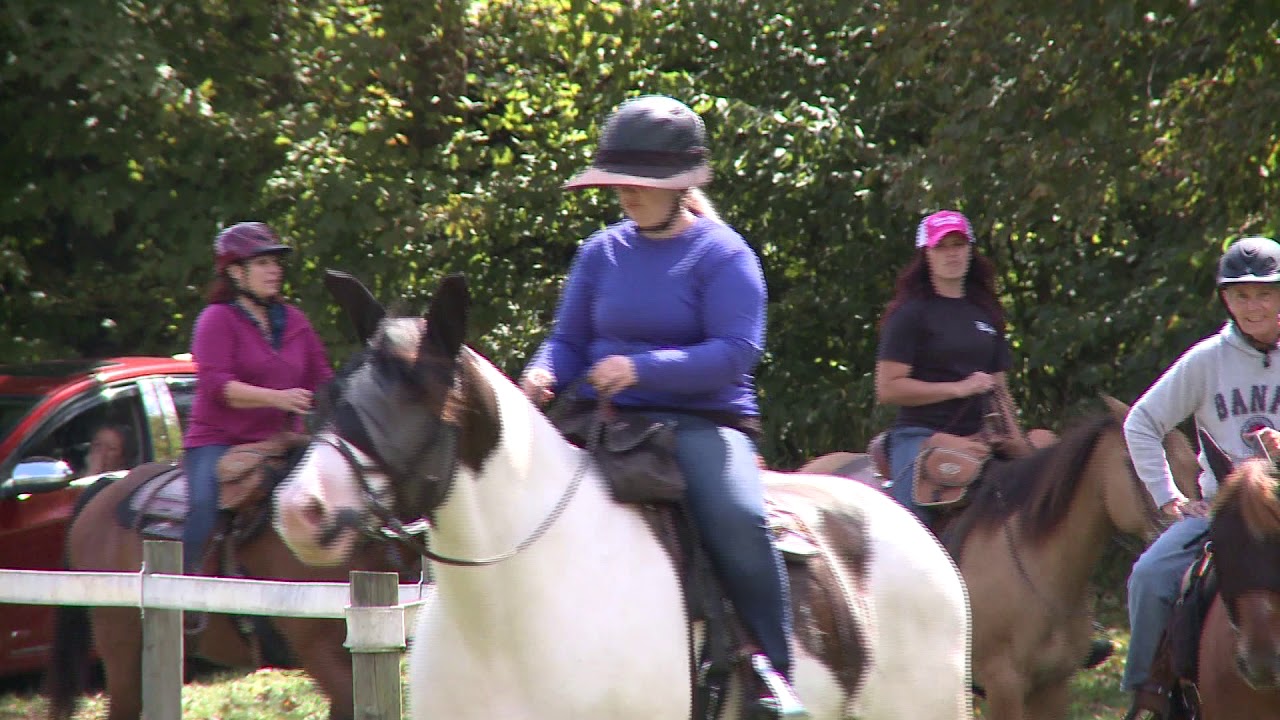 Women's Center Annual Poker Trail Ride - YouTube