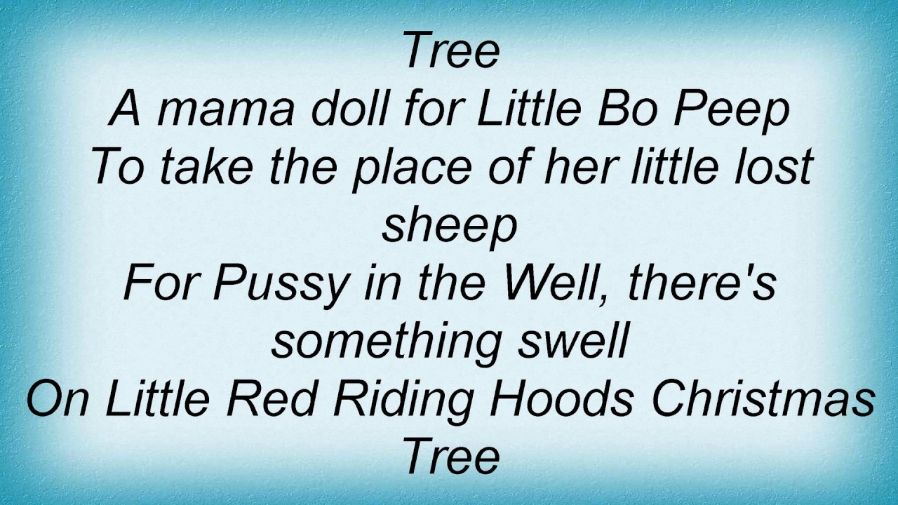Rosemary Clooney - Little Red Riding Hood's Christmas Tree Lyrics - YouTube