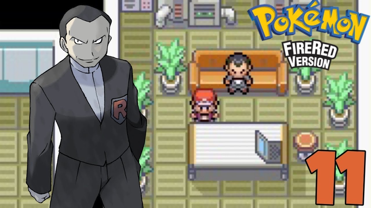 Pokémon Fire Red Version #11 • Team Rocket Hideout - YouTube