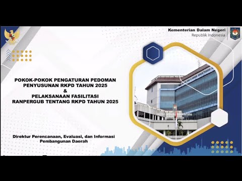 Diseminasi Pedum RKPD 2025 - YouTube