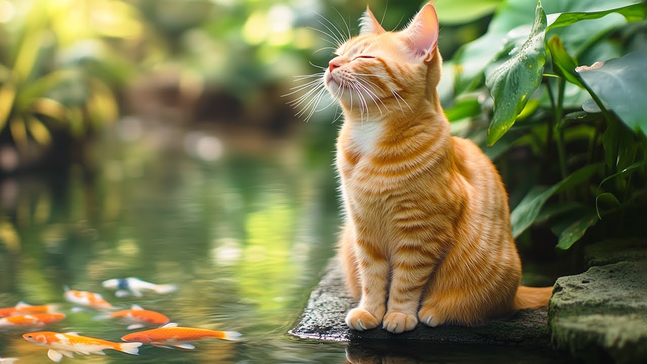 Music for Nervous Cats - Soothing Cat Music for Deep Relaxation, Sleep ...