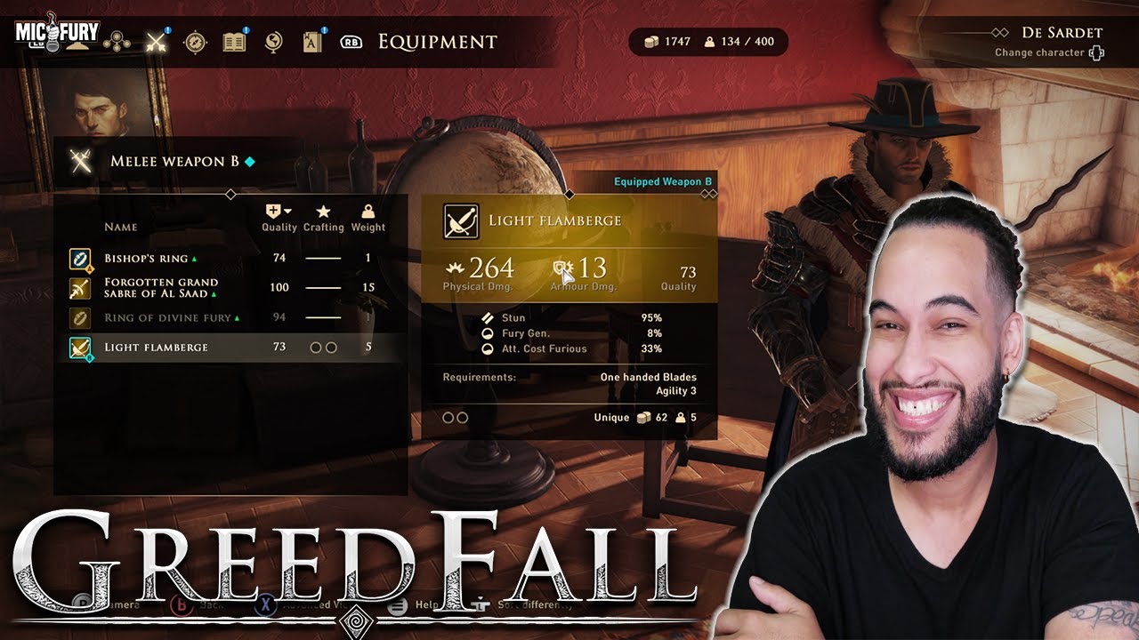 Greed Fall - How to Get the Light Flamberge (Legendary Weapon Guide ...