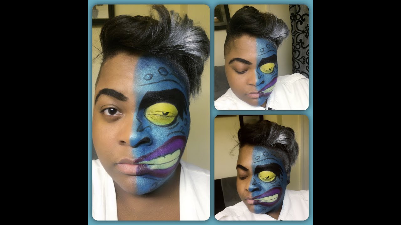 Two Face Cartoon Character Halloween Tutorial (My First Halloween ...
