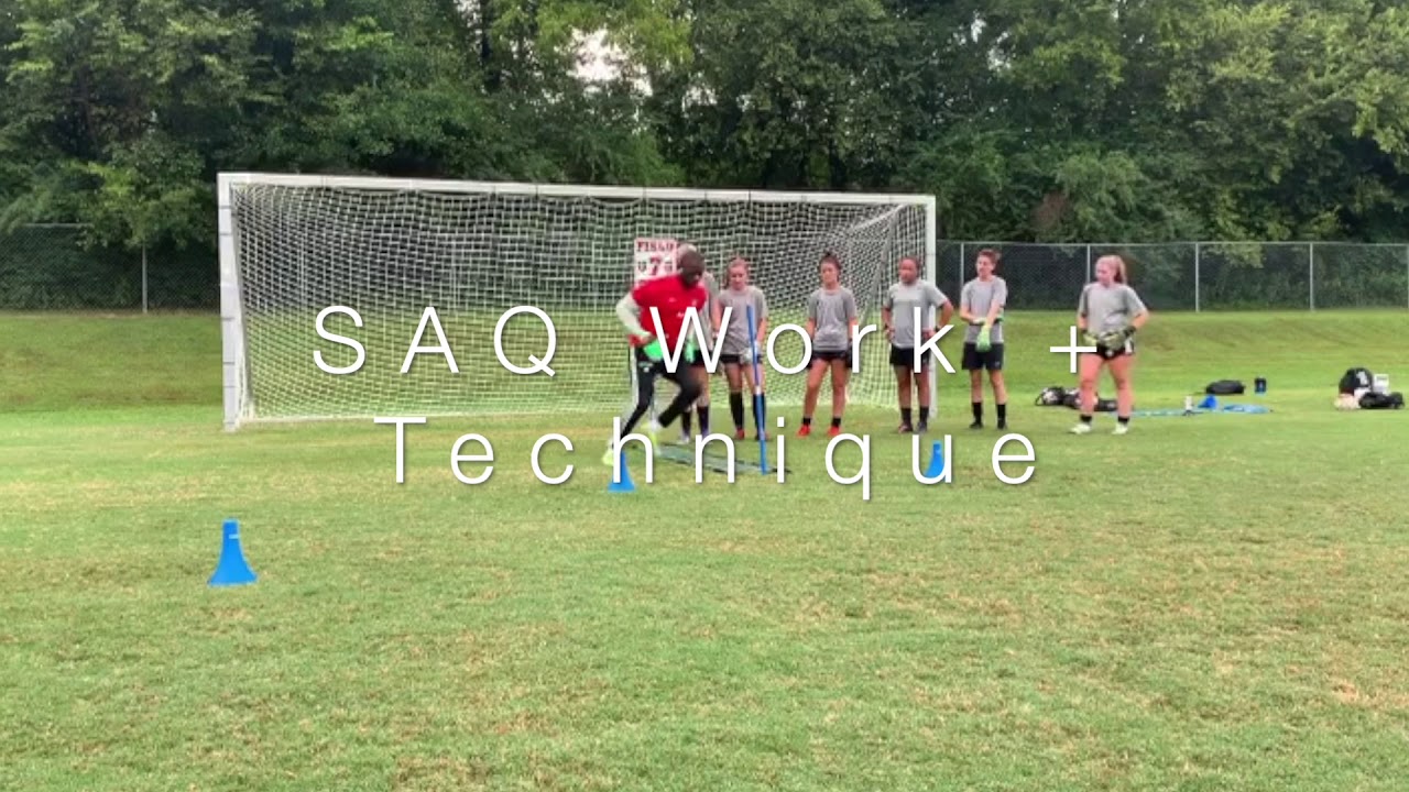 Goalkeeper SAQ Work - YouTube