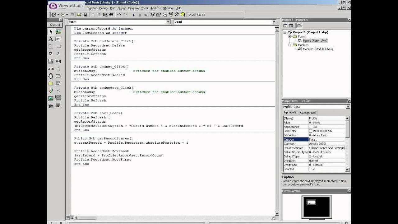 Visual Basic (VB) Tutorial - 9.3 - Databases (Part 3 of 3) [TutorialGenius.com] - YouTube